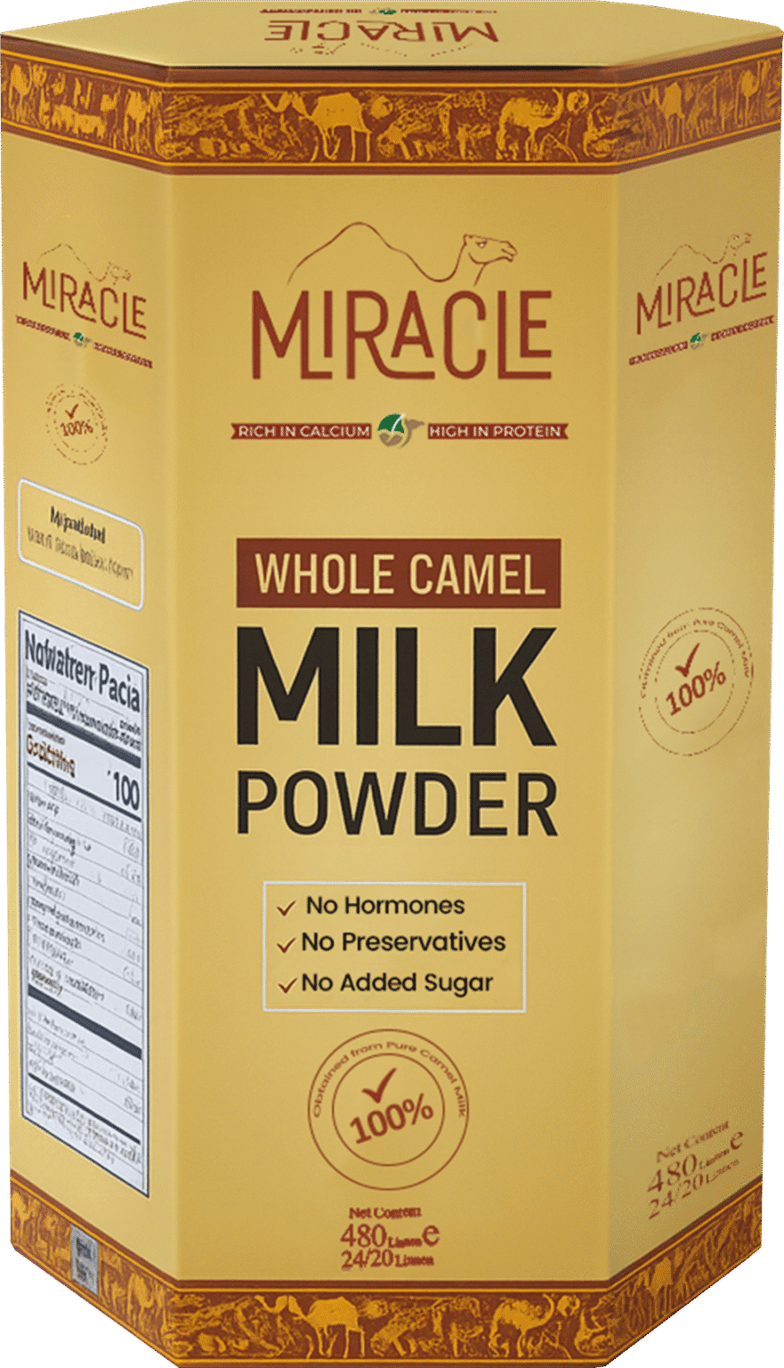 Miracle Whole Camel Milk Powder Drum | Miracle Camel Milk | Pure ...